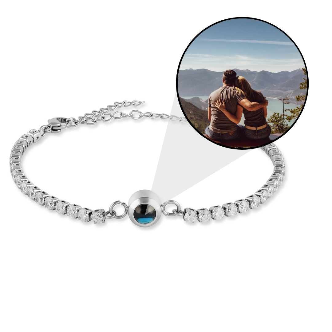 Diamonds Photobracelet™ - Pulsera Personalizada con Foto Proyección ...